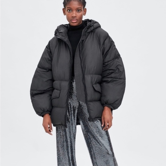 Zara | Jackets & Coats | Zara Oversized Puffer Jacket | Poshmark